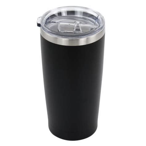 Wao 18oz Thermal Tumbler With Acrylic Lid In Matte Black 18 Ounce Kroger
