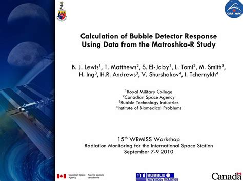 Pdf Calculation Of Bubble Detector Response Using Data From The