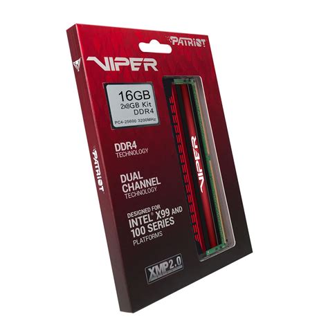 Patriot Viper 4 16 Gb 2x 8 Gb Ddr4 3200 Cl 16 Pv416g320c6k