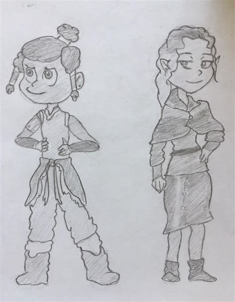 Luz And Amity Cosplaying As Korra And Asami From Legend Of Korra By