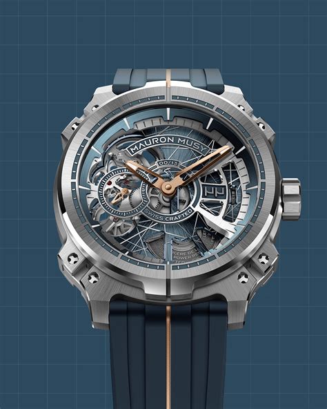 TimeZone Industry News Mauron Musy Blueprint Titanium Skeleton