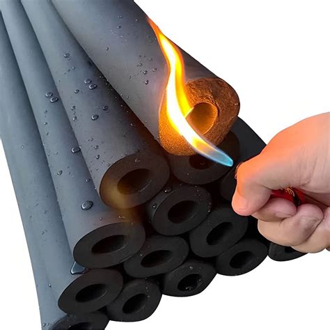 Self Sealing Pipe Insulation Fireproof Foam Pipe Wrap For Outdoor Water Pipes Faucets