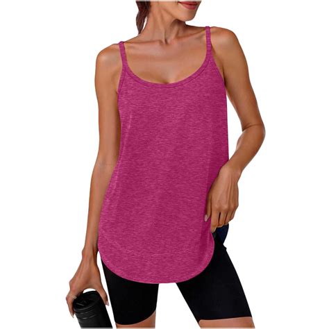 Asdoklhq Spaghetti Tank Tops For Women Leisure Tops Womens Fashion