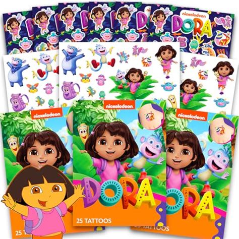 Dora The Explorer Party Favors Bundle Pack ~ 150 Dora Stickers Want