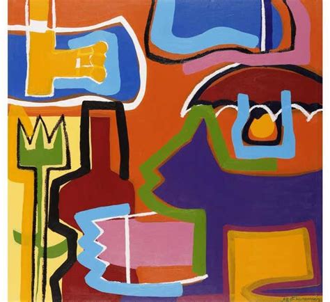 Jparames The Magical Colors Abstract Expressionist Composition