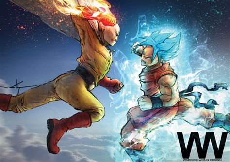 Saitama V Goku By Walek05 On Deviantart