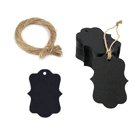 100pcs 122in Blank T Tags Hang Tags With 100pcs Tags And 20m