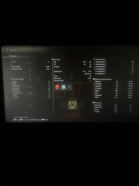 Stat Distribution R Eldenring