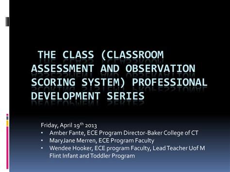 pd class series ppt