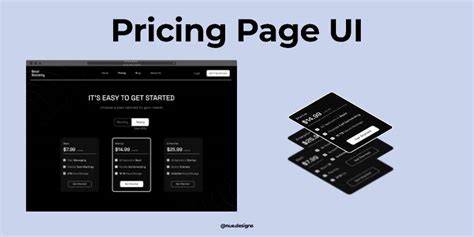 Pricing Page UI Concept Design Figma Ui Kit UI4Free