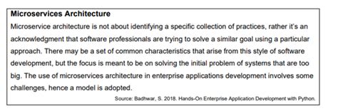 Solved Discuss The Microservices System Design Model In Chegg Com