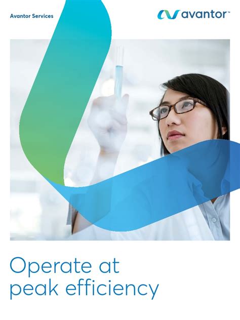 Avantor Services Overview Brochure Pdf Procurement Innovation
