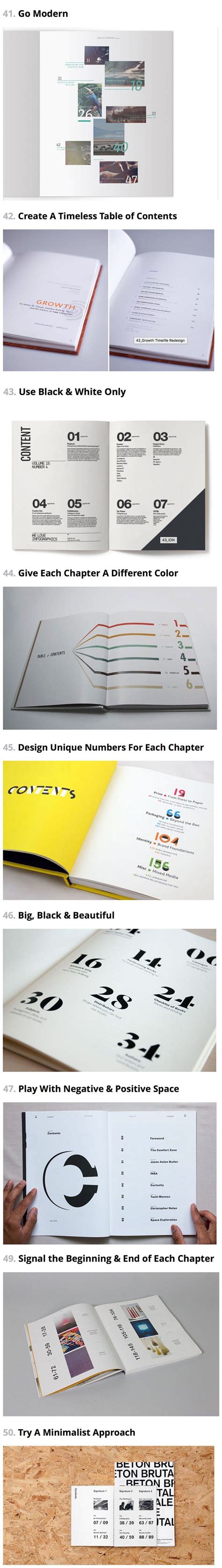 Designing The Perfect Table Of Contents 50 Examples To Show You How