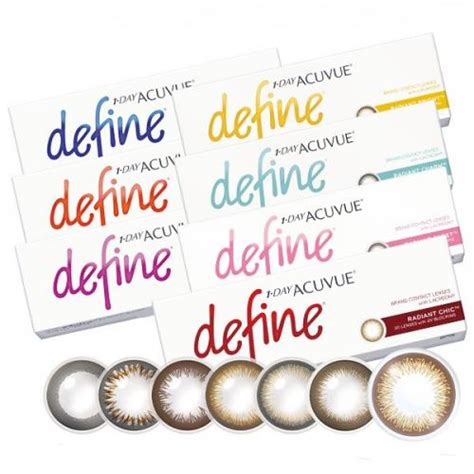 1 Day Acuvue Define 隱形眼鏡 特平價錢color Con推介 特平價錢