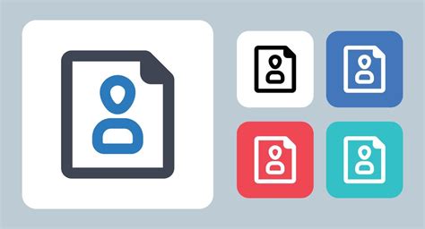 Cv Icon Vector Illustration Cv Document File Page Portfolio