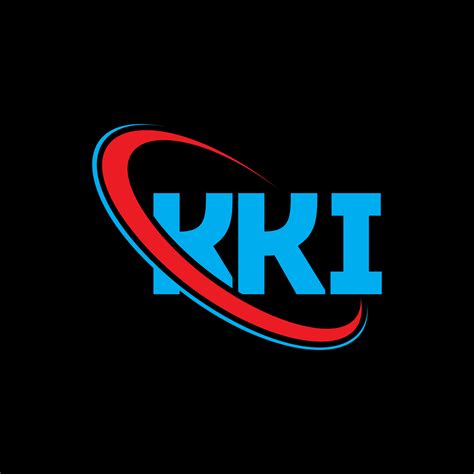 Logotipo Kki Letra Kki Diseño Del Logotipo De La Letra Kki Logotipo