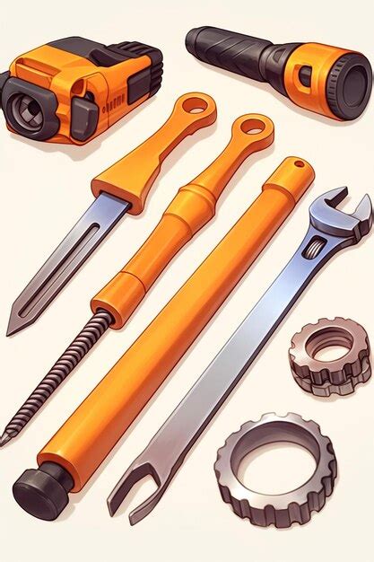 Tracing The Evolution Of Working Tools Premium Ai Generated Vector