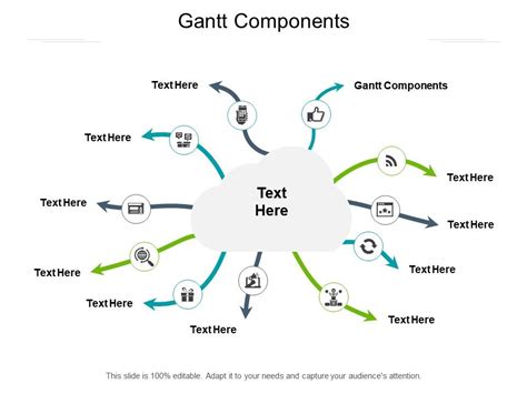 Gantt Components Ppt Powerpoint Presentation Icon Vector Cpb