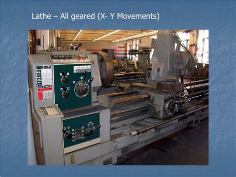 PPT Lathe Machines PowerPoint Presentation Free Download ID