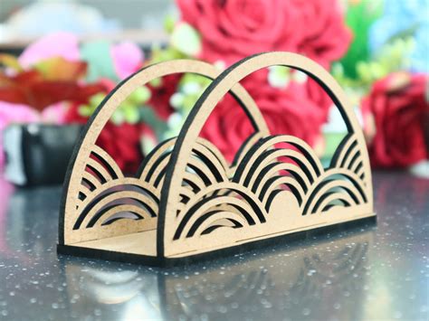 Laser Cut Fancy Napkin Holder Table Decor Svg Dxf Cdr Ai Pdf Free
