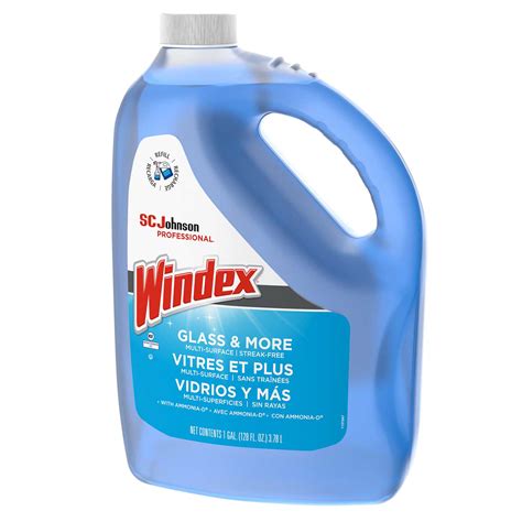 Windex® Glass And More Multi Surface Cleaner W Ammonia D Gal Cleanco Distributors Inc