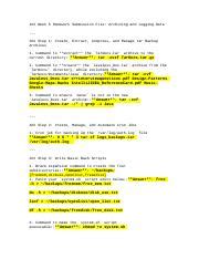 Submissionfile Rtf Week Homework Submission File Archiving And