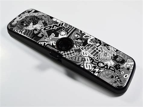 Vw Rear View Mirror Overlay Stickerbomb Noir Klii Motorwerkes