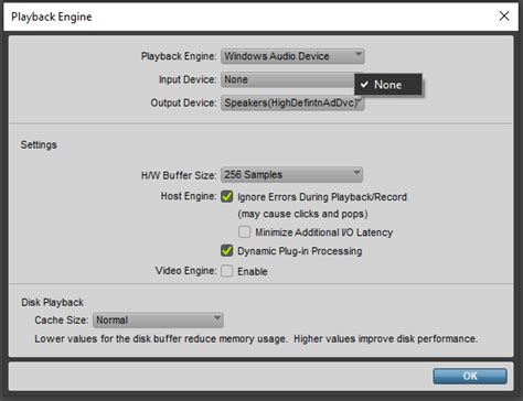 interface not showing up in playback engine r protools