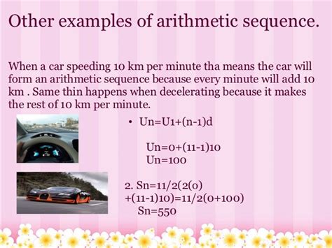Arithmetic Progression In Real Life Examples At Maurice Delgado Blog