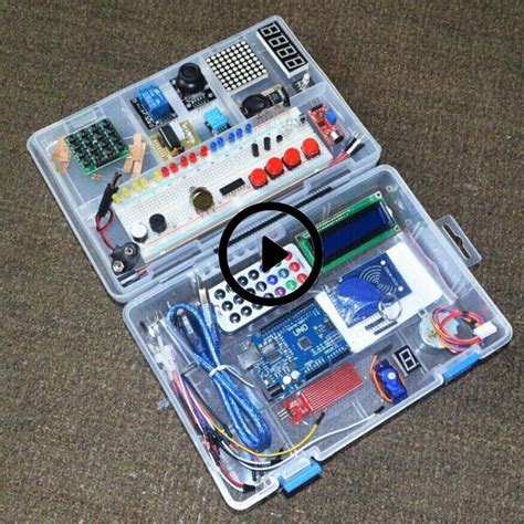 Starter Kit For Arduino Uno R3 Uno R3 Breadboard And Holder Step