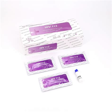 998 Accuracy Rapid Diagnostic One Step Anti Hiv 12 Test Strip