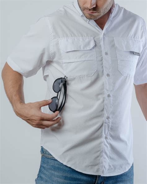 Camisa Manga Corta Blanca Lekamp Outdoors
