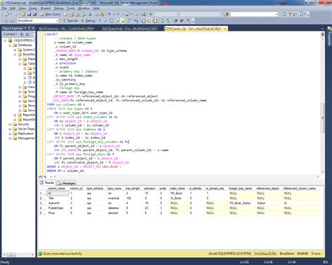 从 sql server 目录视图中检索表元数据 异常教程
