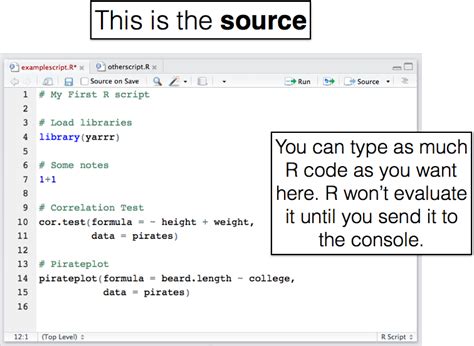 42 Writing R Scripts In An Editor Yarrr The Pirates Guide To R