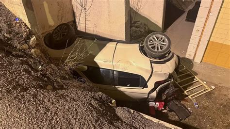 Bayburtta Cipin İstinat Duvarından Düşmesi Sonucu 3 Kişi Yaralandı