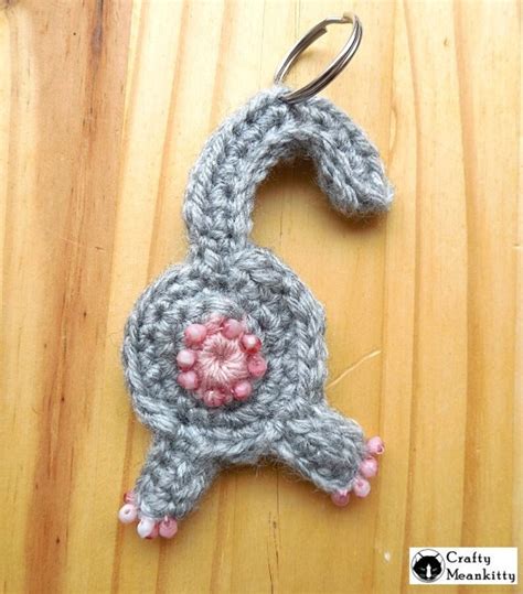 Cat Butt Bling Ornament Or Keychain Etsy