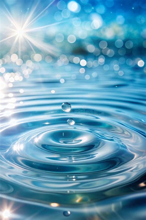 Serene White Water With Ripples And Bubbles On The Surface Stock Illustration Illustration Of