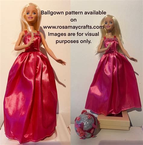 11 Inch Dolls Clothes Free Ball Gown Sewing Pattern