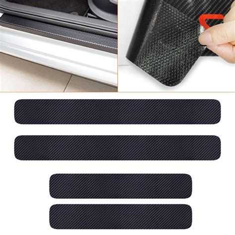 สติ๊กเกอร์คาร์บอนไฟเบอร์ 3 D สำหรับติดประตูรถยนต์ Varitystore Th Thaipick