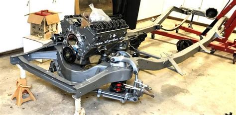 Car Chassis Gm Engine With Headers Live And Online Auctions On