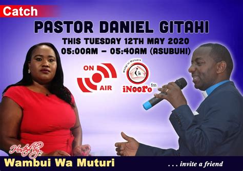 Pastor Daniel Gitahi Will Rev Gitahi Daniel Donholm Cff Facebook