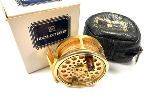 Hardy Gold Sovereign 345 Trout Fly Reel With Padded Case 762