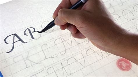 Online Calligraphy Class 3 The Brush Pen Letters On Behance