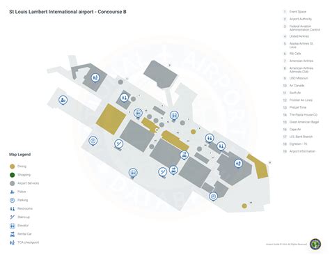 St Louis Airport Stl Maps