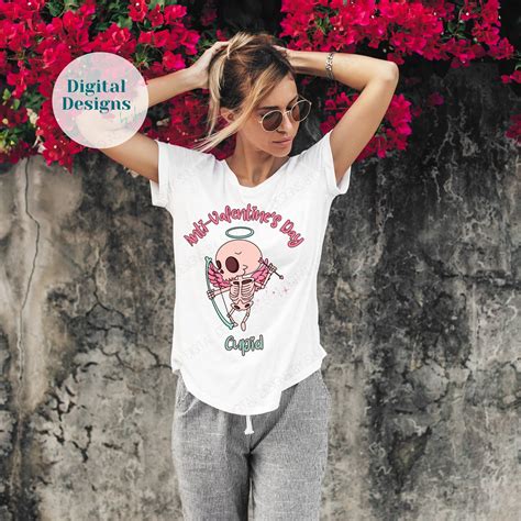 Anti Valentines Day Cupid Png Valentines Day Design Cute Etsy
