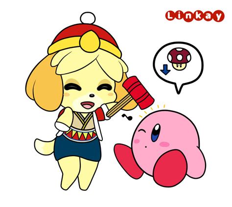 Isabelle And Kirby By Krystalight97 On Deviantart