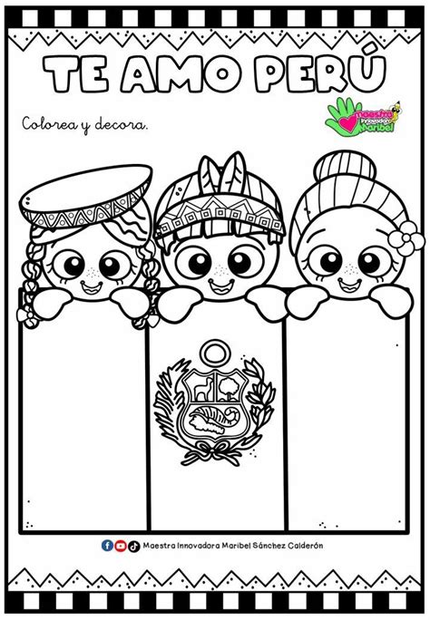 Pin de naty en Hoja Dia del niño peruano Día de la bandera Buenos