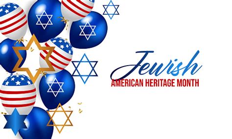 유대계 미국인 유산의 달 다윗의 별은 유대인의 상징입니다 유대인과 미국의 상징 0명에 대한 스톡 벡터 아트 및 기타 이미지 0명 5월 국기 Istock