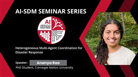 Heterogeneous Multi Agent Coordination For Disaster Response Youtube