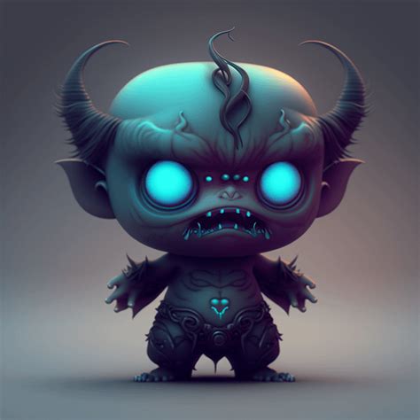 Whos The Cute Little Demon Rmidjourney